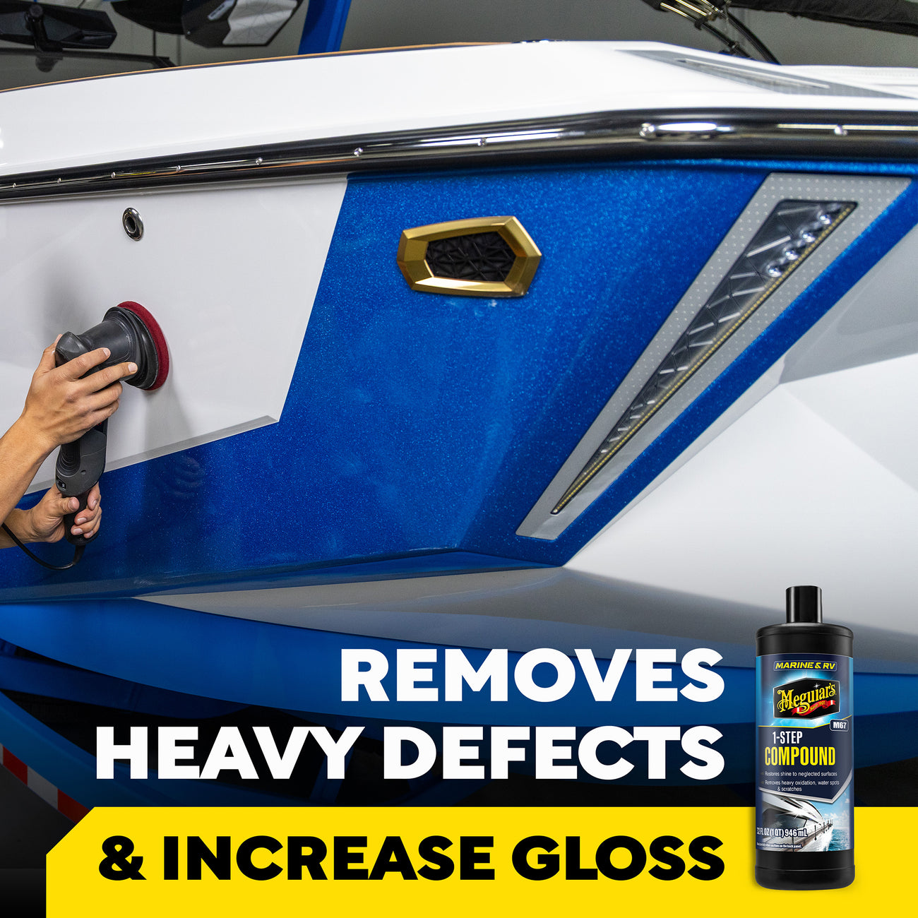 Meguiar's Marine/RV One Step Compound, #67 - 1 gal.