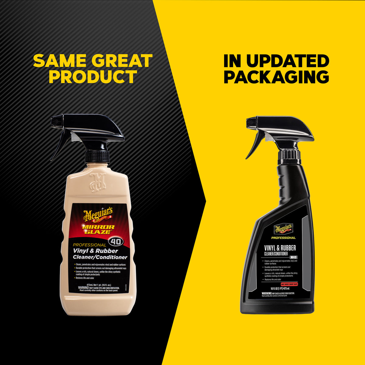 Meguiar's Vinyl & Rubber Cleaner/Conditioner, M40 - 16 oz.