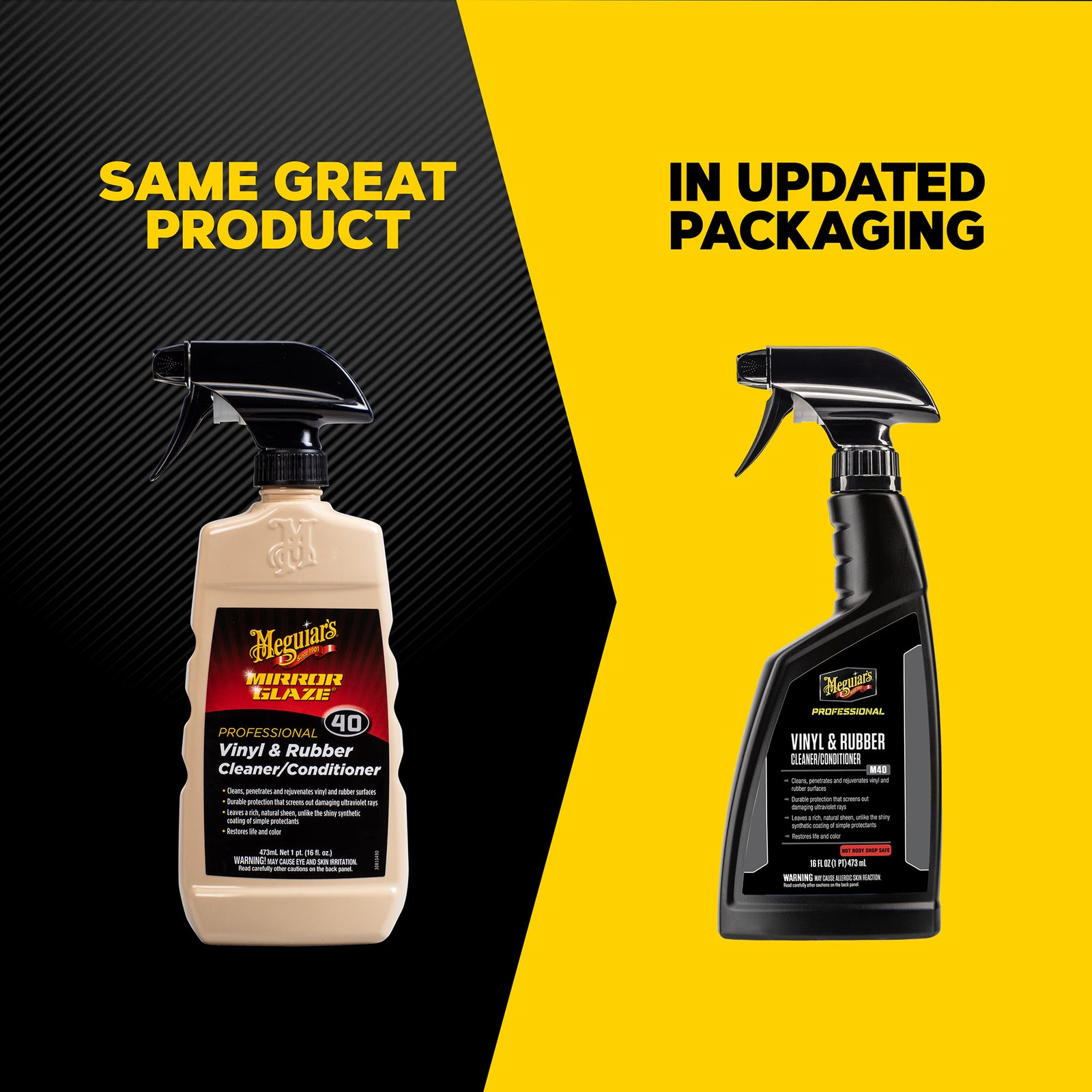 Meguiar's Vinyl & Rubber Cleaner/Conditioner, M40 - 16 oz.