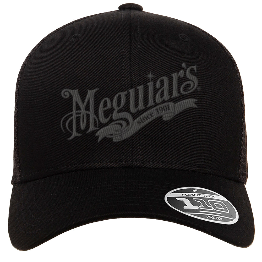 Meguiar's FLEXFIT Snapback Hat - Classic "Since 1901" Logo, Black/Gray